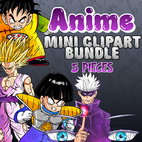Anime Clipart Mini Bundle – CrazyStageArtCreations