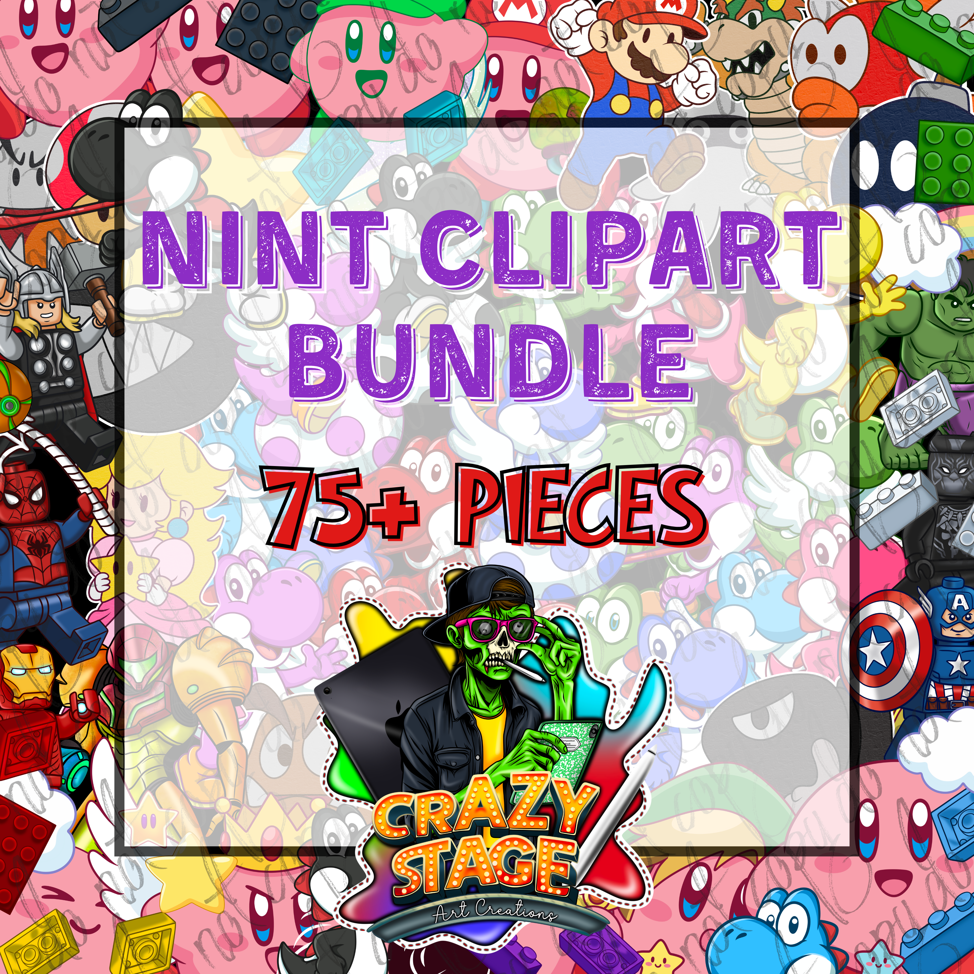 Nint Clipart Bundle – CrazyStageArtCreations